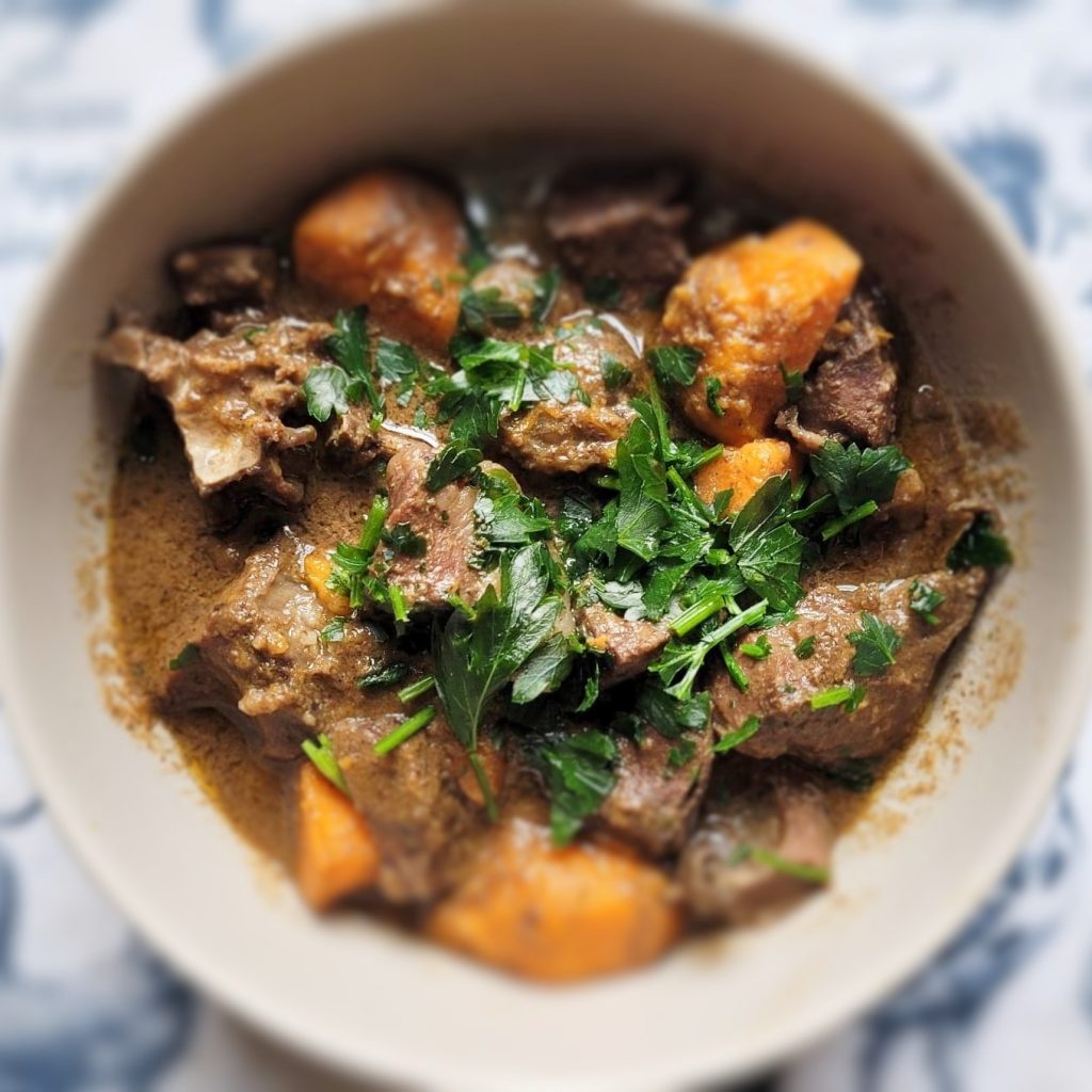Slow-Cooked Beef Heart Stew in the Instant Pot - Out by the door