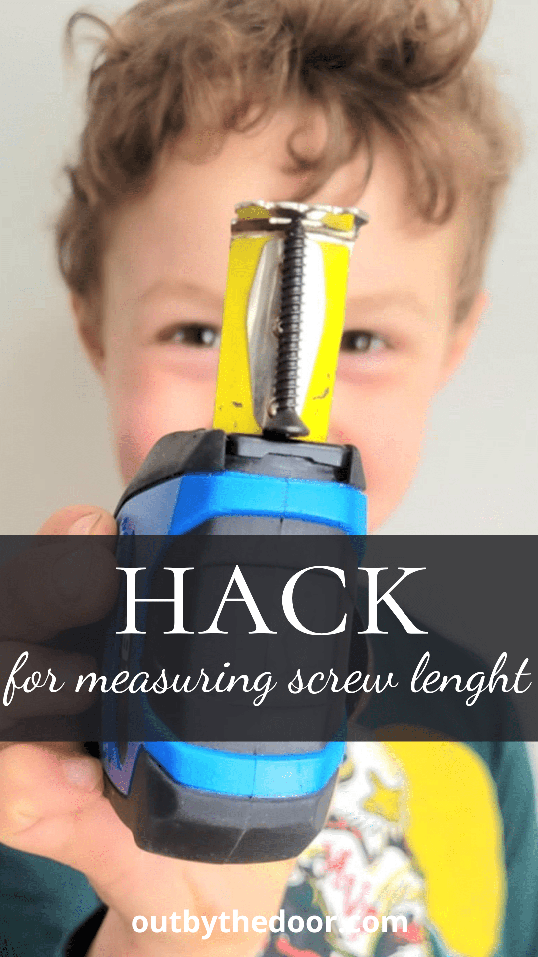 How to Measure Screw Length Hack - Out by the door