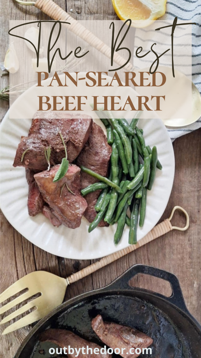 How to Cook The Best Pan-Seared Beef Heart - Out by the door